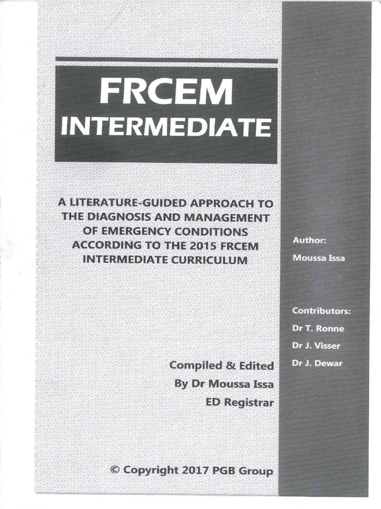 Issa Moussa FRCEM Intermediate B&W | PDF