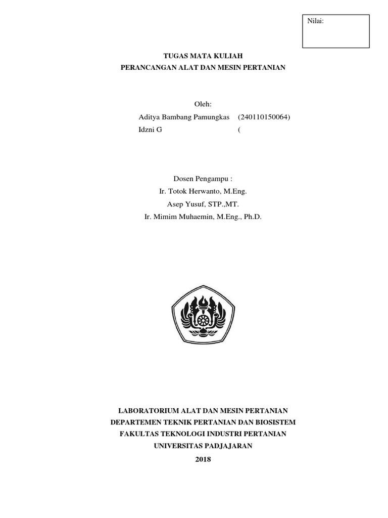 Proposal - Perancangan Mesin Pemotong Biji Salak | PDF