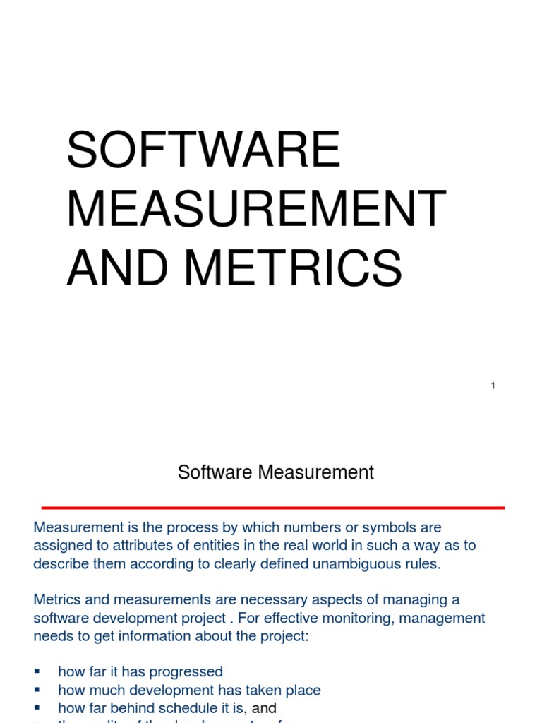 Unit3 Software Metrics | PDF | Areas Of Computer Science | Computer Programming