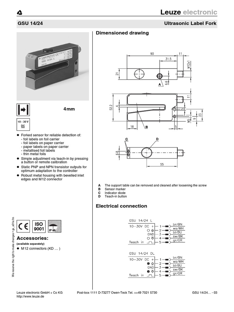 Gsu 14-24L | PDF | Bipolar Junction Transistor | Electrical Components