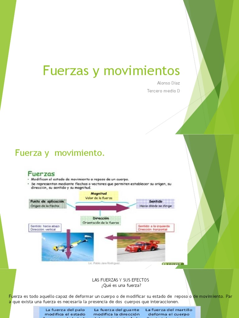 Fuerzas y Movimientos | PDF | Peso | Movimiento (física)
