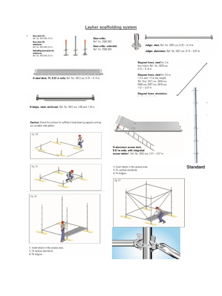 Layher Scaffolding System | PDF
