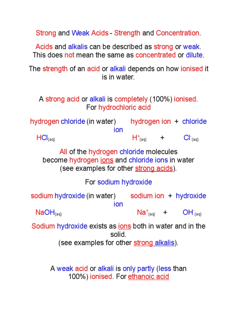 Acids and Base | PDF | Hydroxide | Acid