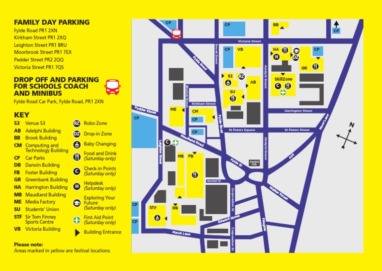 Parking and Transportation Options for the LSF Map 2018 Event | PDF ...