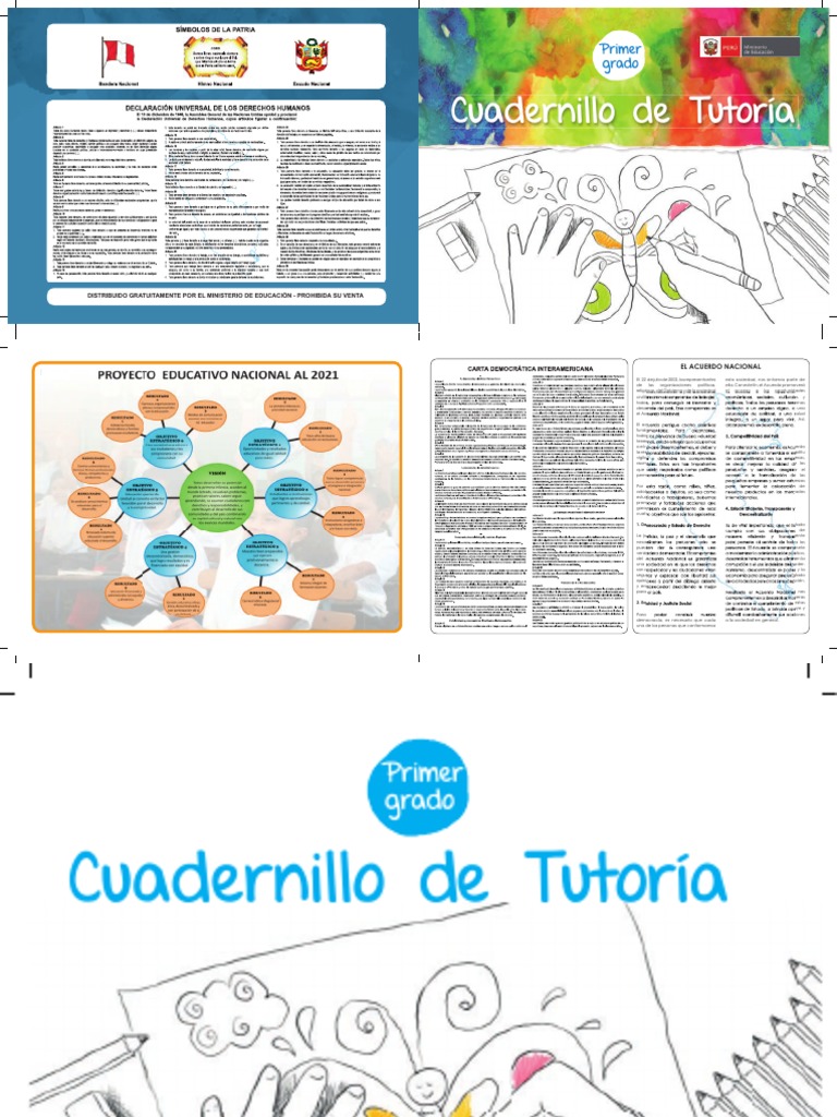 New Cuadernillo de Tutoria Primer Grado | Calidad (comercial) | Perú