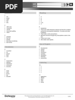 Gateway To The World b2 Workbook Answer Keys | PDF | Language Arts & Discipline