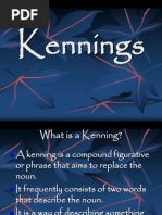 Kennings Definition + Examples | PDF | Poetry | Linguistics