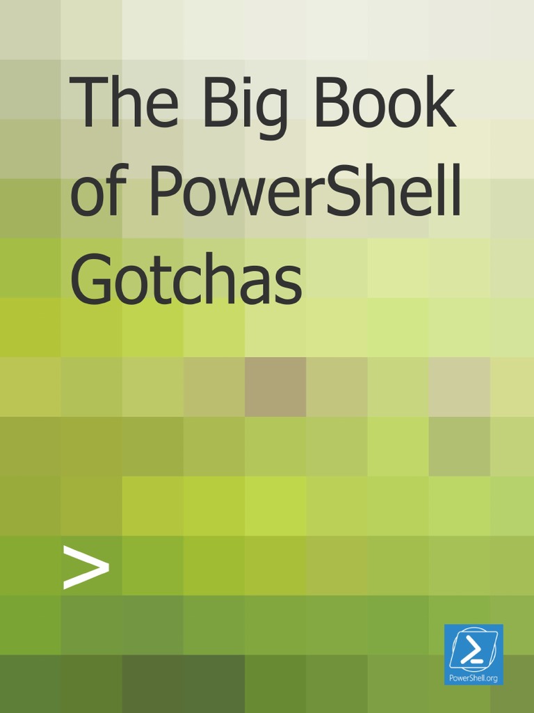 The Big Book Of Powershell Gotchas Pdf Parameter Computer Programming Command Line Interface