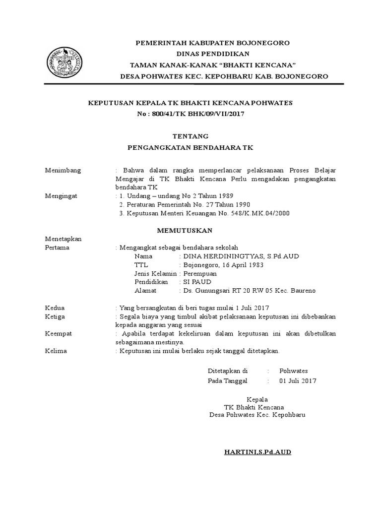 SK Bendahara TK | PDF