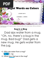 Dog's Colorful Day | PDF