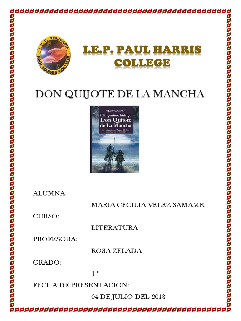 Don Quijote de La Mancha | PDF | Miguel De Cervantes | Don Quijote