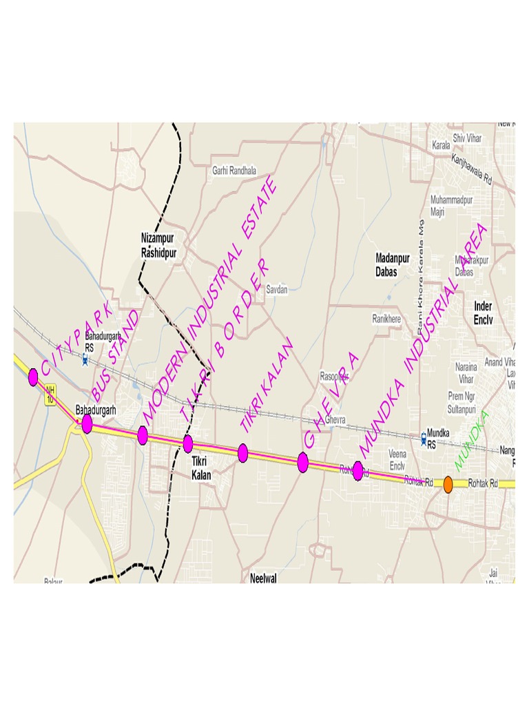 Mundka Industrial Area Ghevra Modern Industrial Estate Tikri Border | PDF