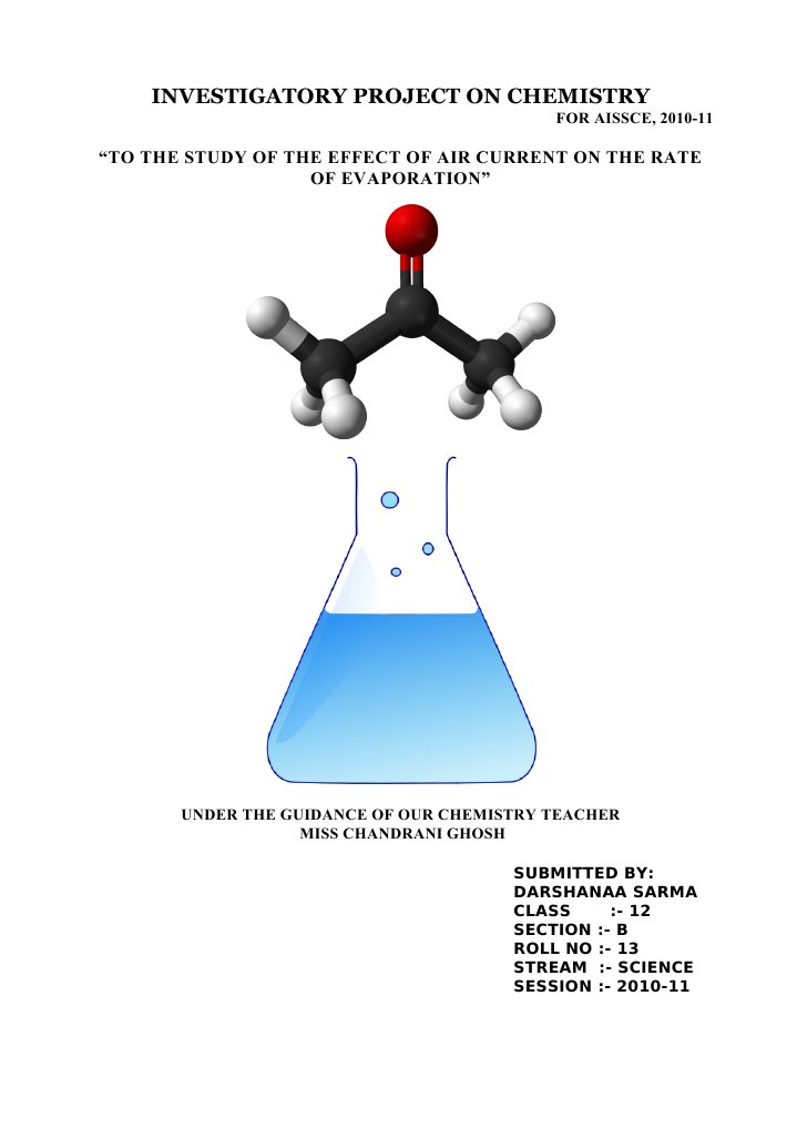 Effect of Air Current on Evaporation | PDF