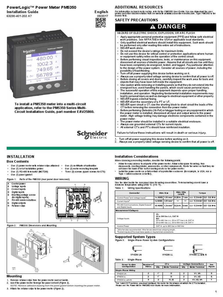 PM5350 Install Guide en | PDF | Fuse (Electrical) | Electricity