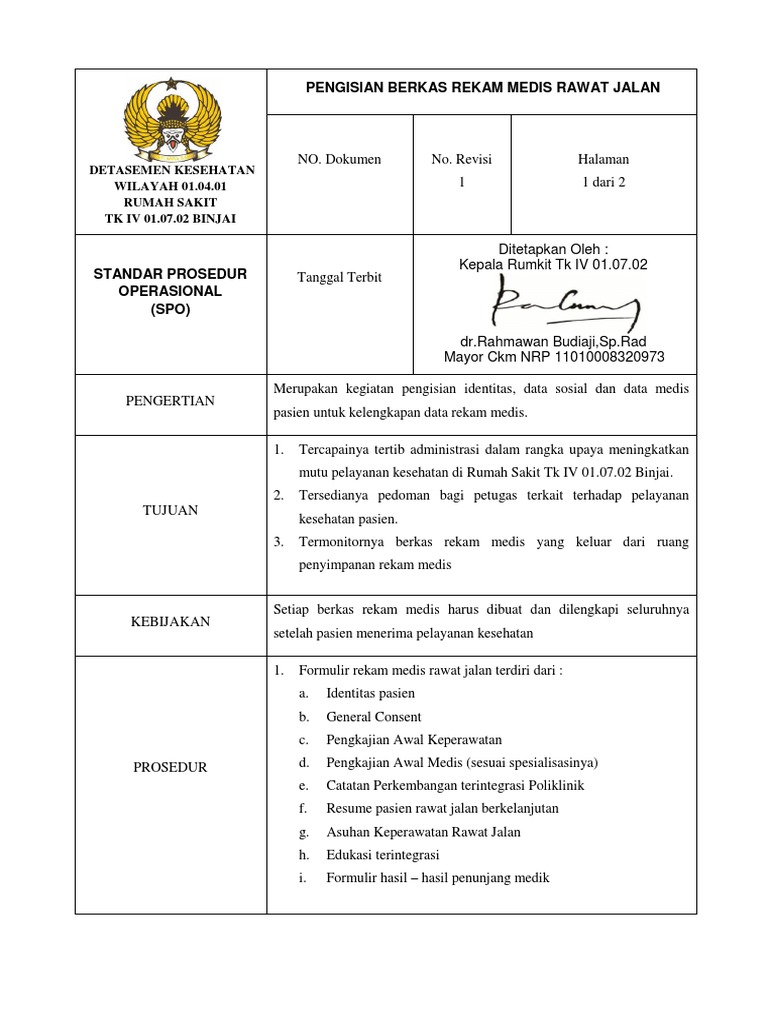 10.pengisian RM R.jalan | PDF