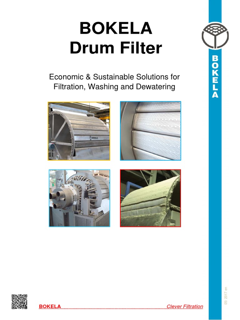 BOKELA Drum Filters: Efficient Solutions | PDF | Filtration | Chemistry