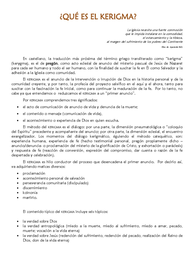 qu_es_el_kerigma_2.pdf | Evangelización | Cristo (título)