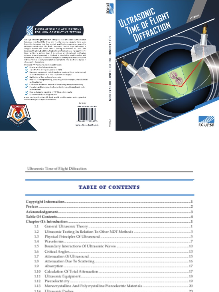 Ultrasonic Time of Flight Diffraction 1st Edition - Sample | PDF ...