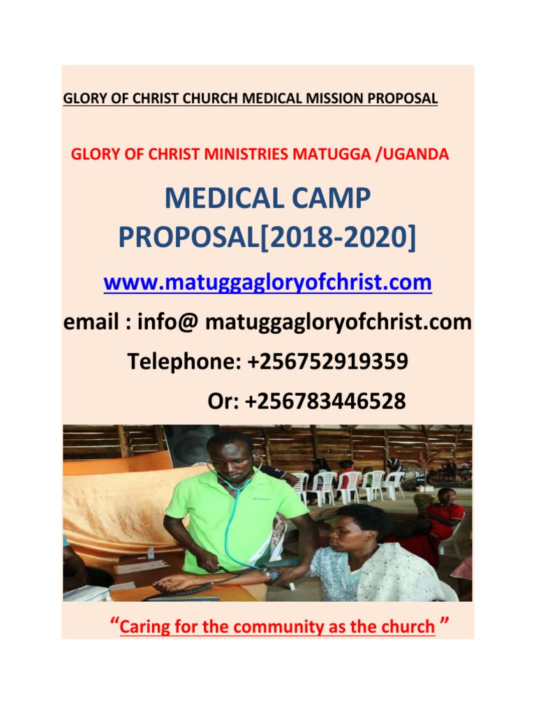Glory of Christ Church Medical Mission Proposal | PDF | Physical ...