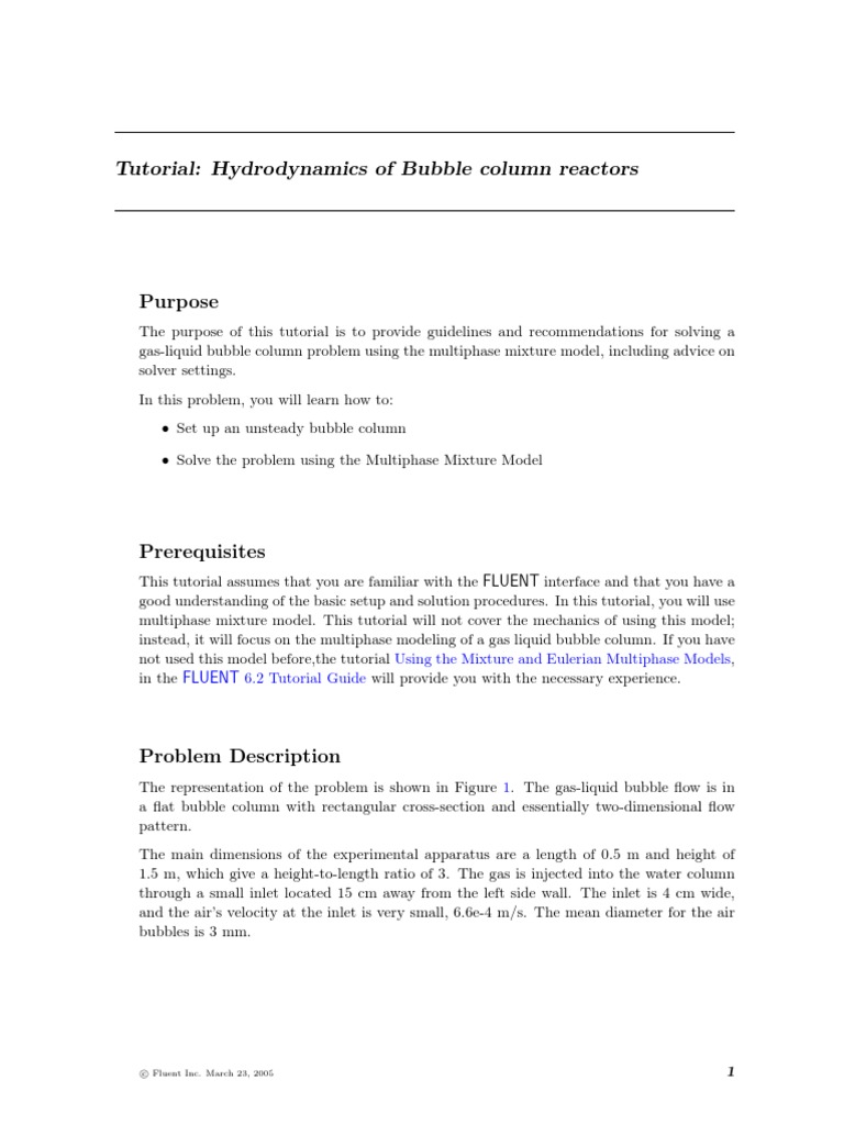 Bubble Column | PDF | Turbulence | Fluid Dynamics