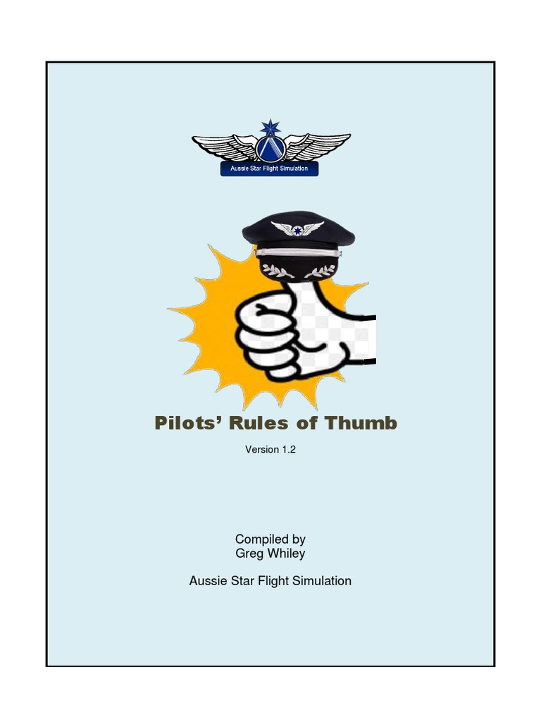 Pilots' Rules of Thumb: A Concise Guide to Calculating Headings ...