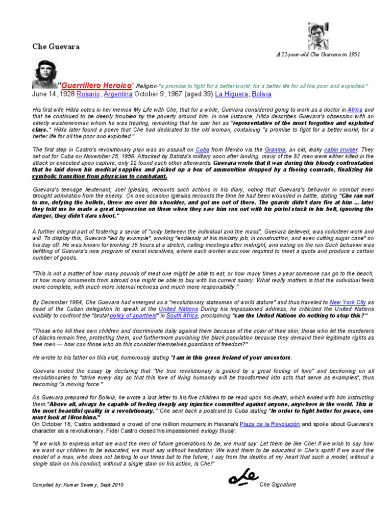 The Doctor Che | PDF | Che Guevara | Violence