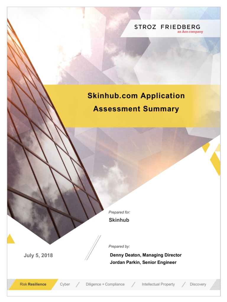 Skinhub Attestation Letter | PDF | Computer Security | Security