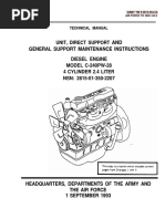 Toyota Forklift Engine 1dz II Model Service Repair Manual | PDF