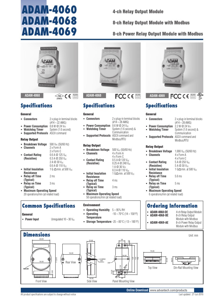 Adam 406820160804092932 | PDF | Relay | Electrical Connector