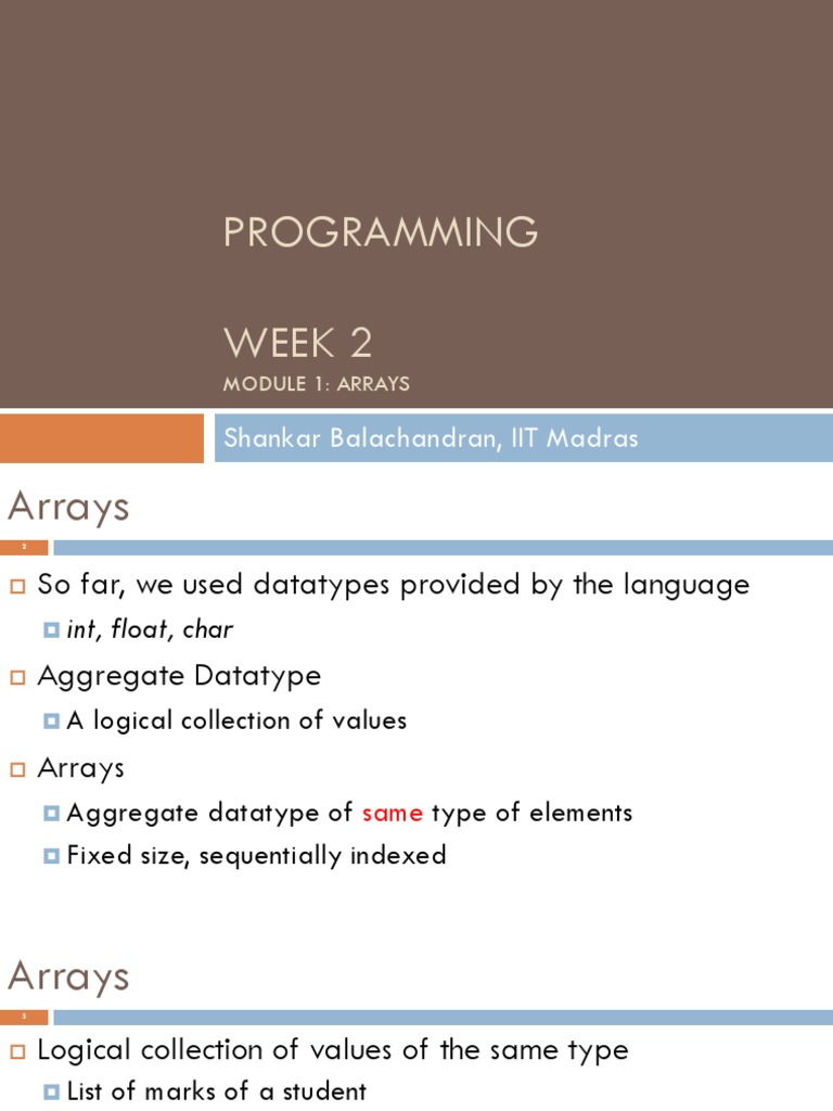 Week2 PDF | PDF | Pointer (Computer Programming) | String (Computer Science)