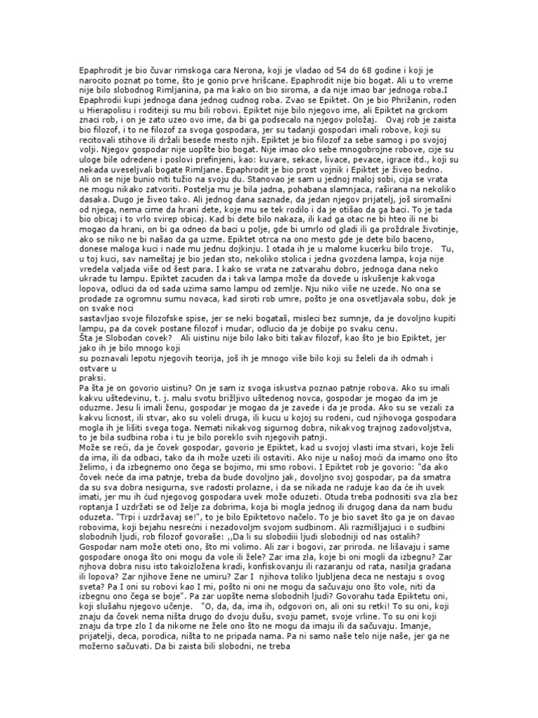 Filozofija Robova | PDF