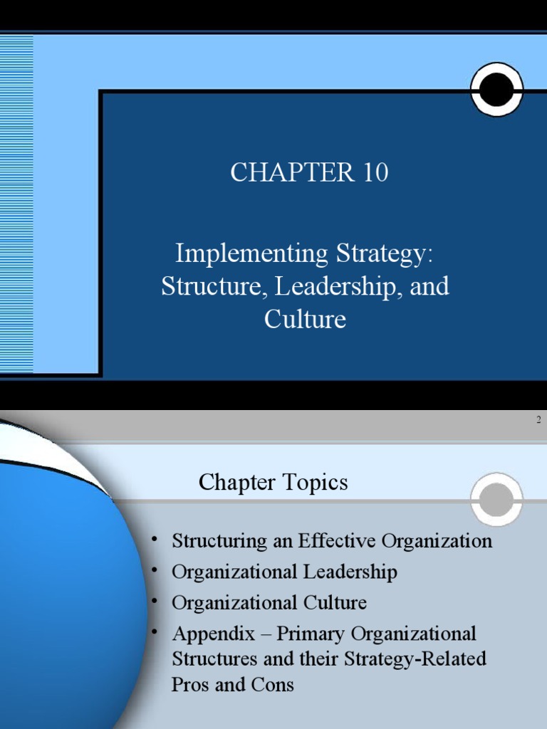 Implementing Strategy Culture and Leadership | PDF | Business Process ...