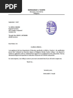 Application For M.Phil Allowance | PDF