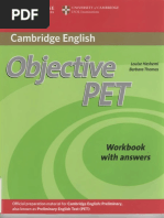 Complete PET Workbook With Answers | PDF