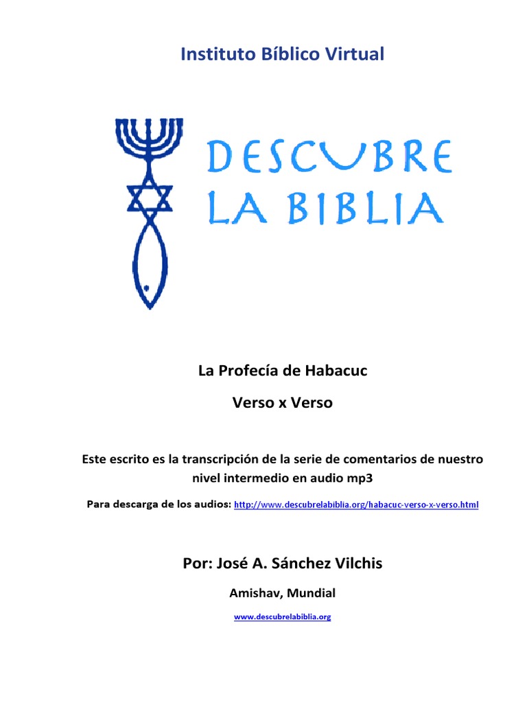 001 La Profecía de Habacuc PDF | PDF | Profecía | Profeta