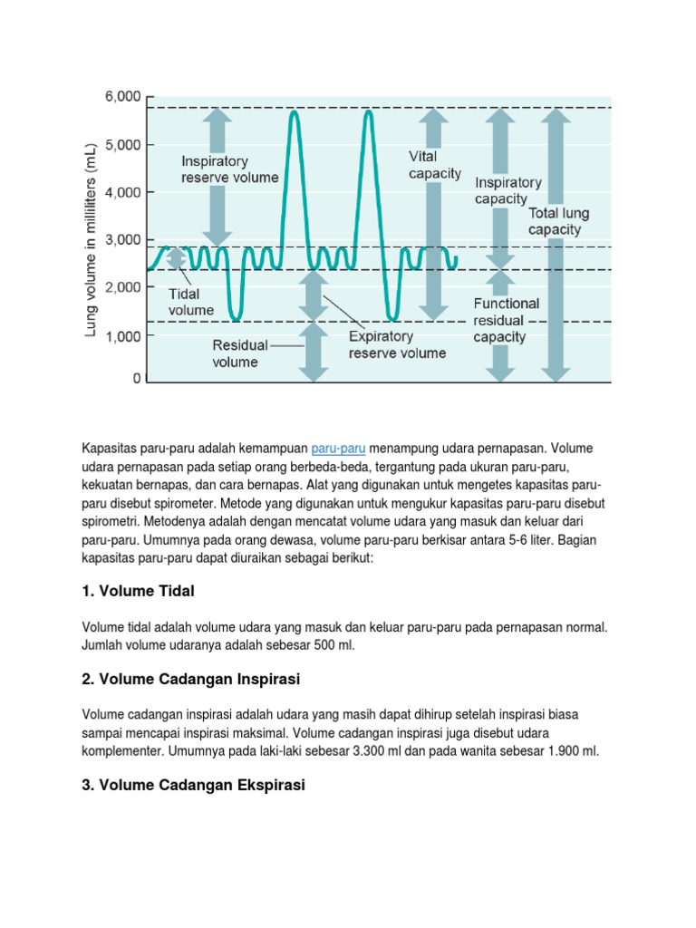 Kapasitas Paru | PDF | Kesehatan Holistik | Sains & Matematika