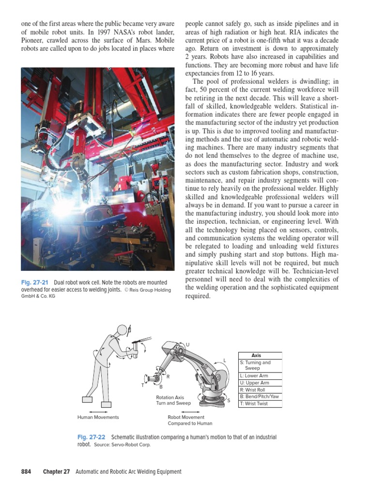 Dual Robot Work Cell. Note The Robots Are Mounted Overhead For Easier ...