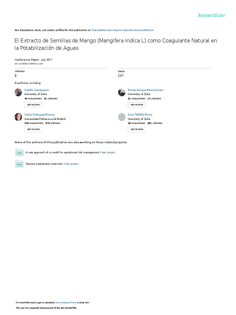 El Extractode Semillasde Mango MEMS140517 Conbibliografiaacomodada ...