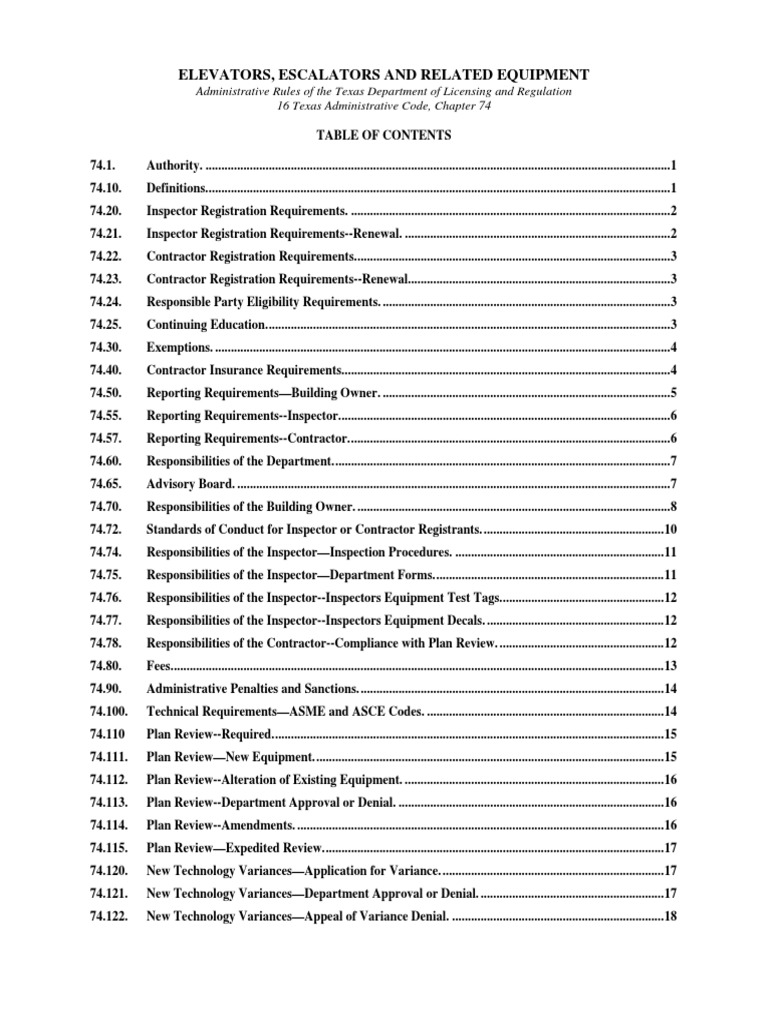 Elevators, Escalators and Related Equipment | PDF | Elevator | Safety