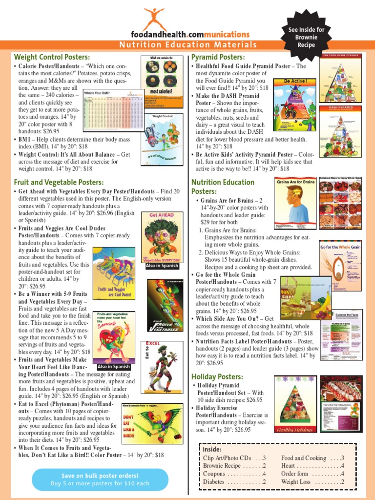 Weight Control Posters | PDF | Microsoft Power Point | Meal