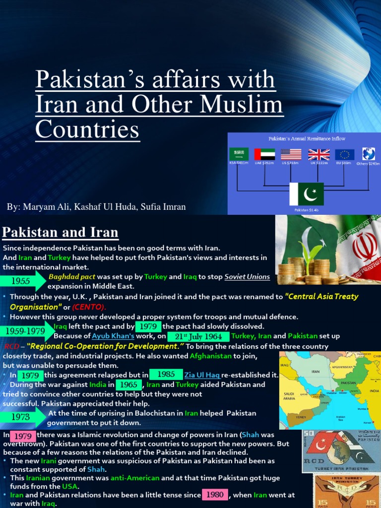 Pakistan With Iran and Other Muslim Countries - Sufia Imran | PDF ...