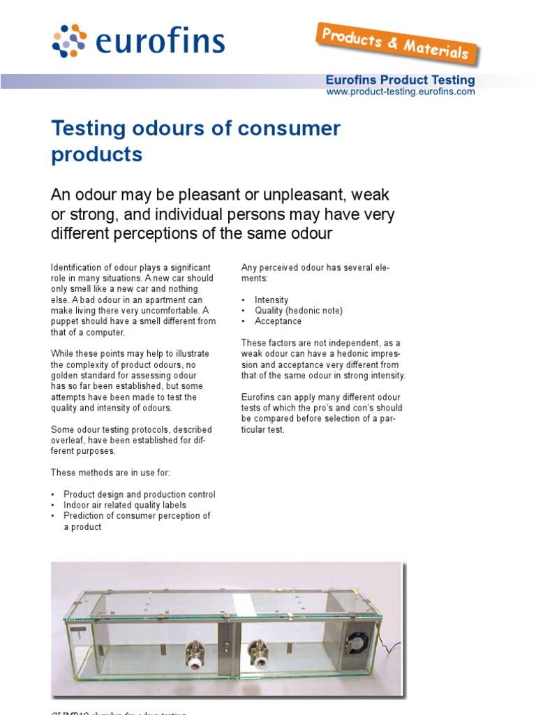 Odour Emission Testing - en | PDF | Odor | Subjective Experience