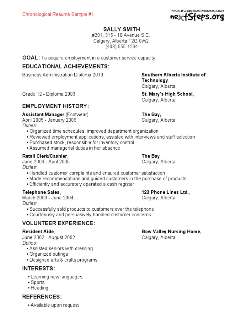 Sample Resumes | PDF | Résumé | Employment