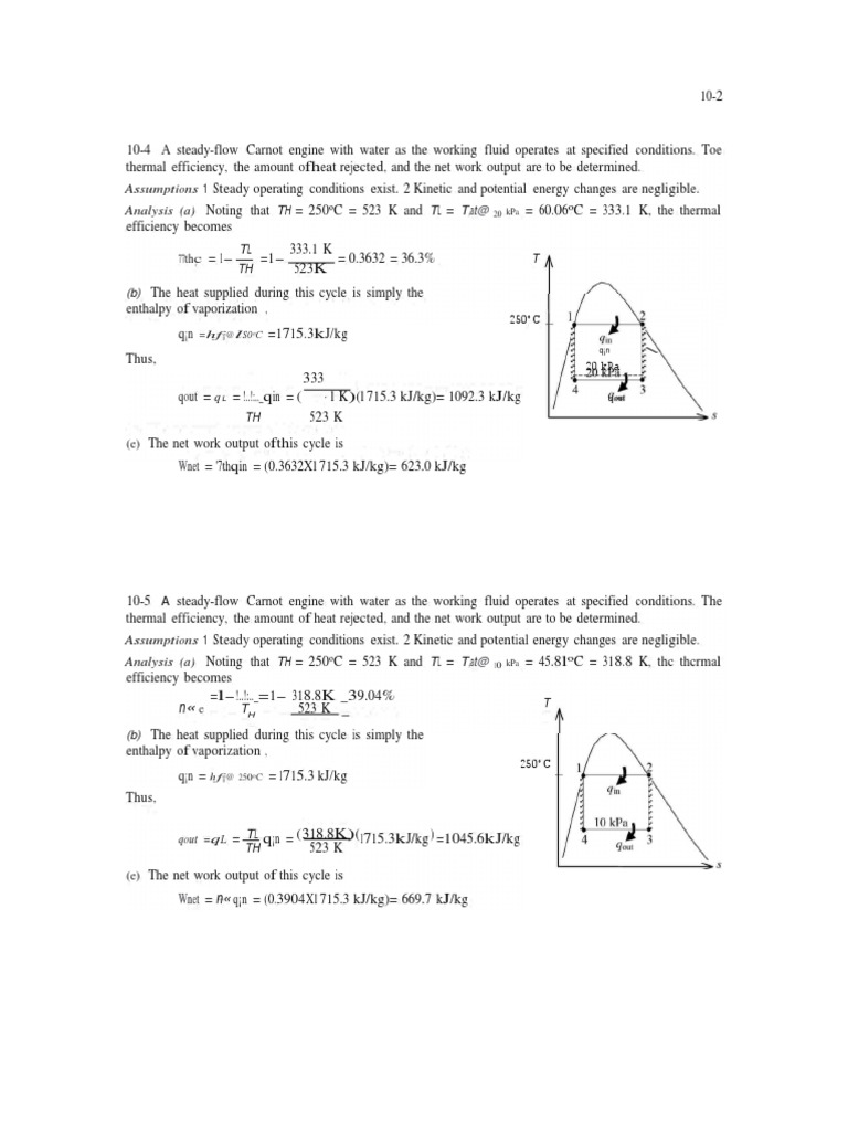 Assumptions Analysis (A) Noting That: TH T T T | PDF | Heat | Enthalpy