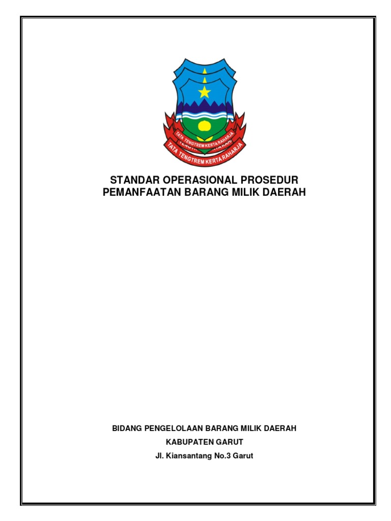 SOP-Pemanfaatan BMD 2017 OK | PDF