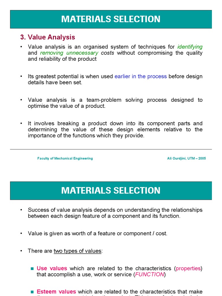 Materials Selection Methods 2 | PDF | Failure Analysis | Design