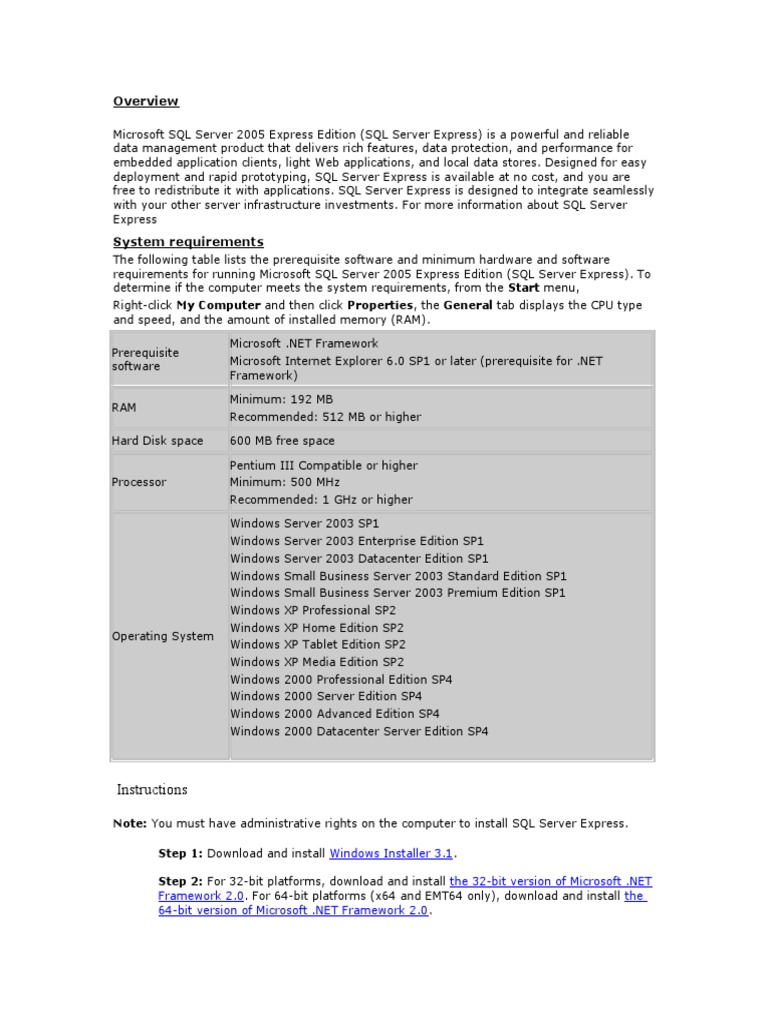 Instructions: Step 1: Download and Install Step 2: For 32-Bit Platforms ...