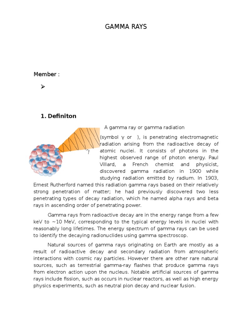 Understanding Gamma Rays: A Comprehensive Look at the Discovery ...