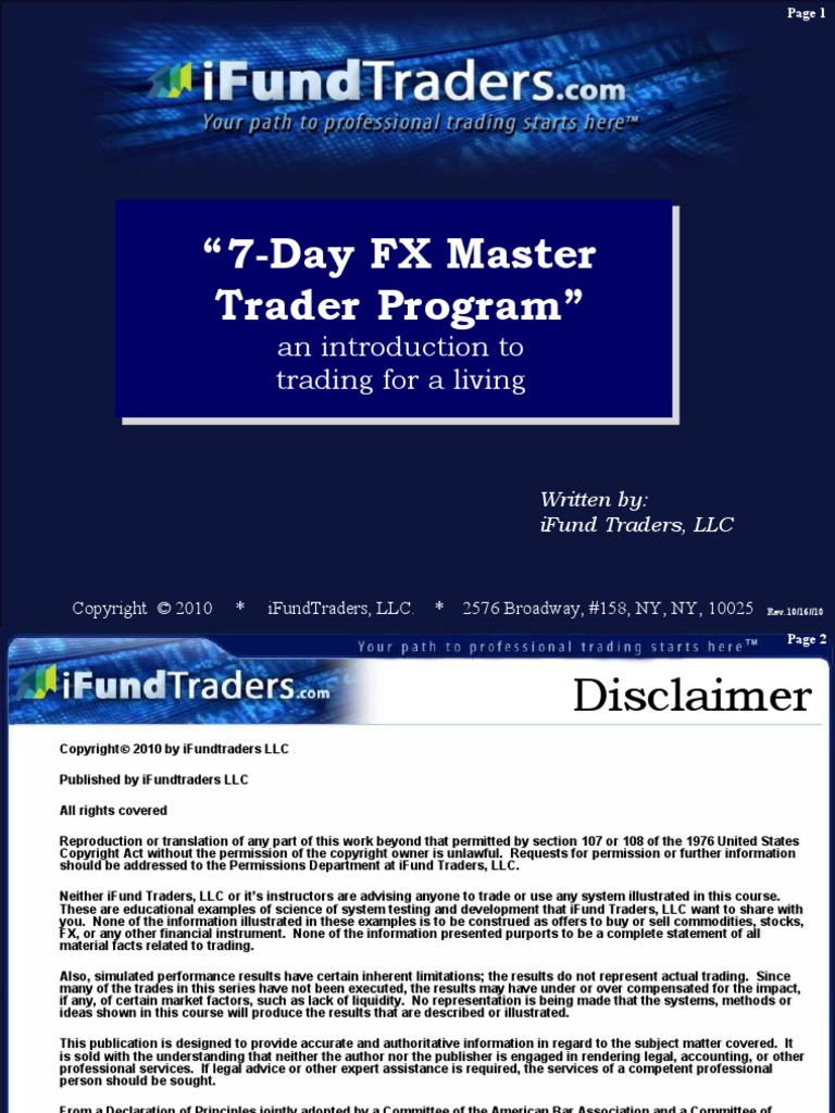 7-Day FX Master Trader Program | PDF | Foreign Exchange Market ...