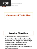Greenshield's and Greenberg's Model | PDF | Traffic | Equations